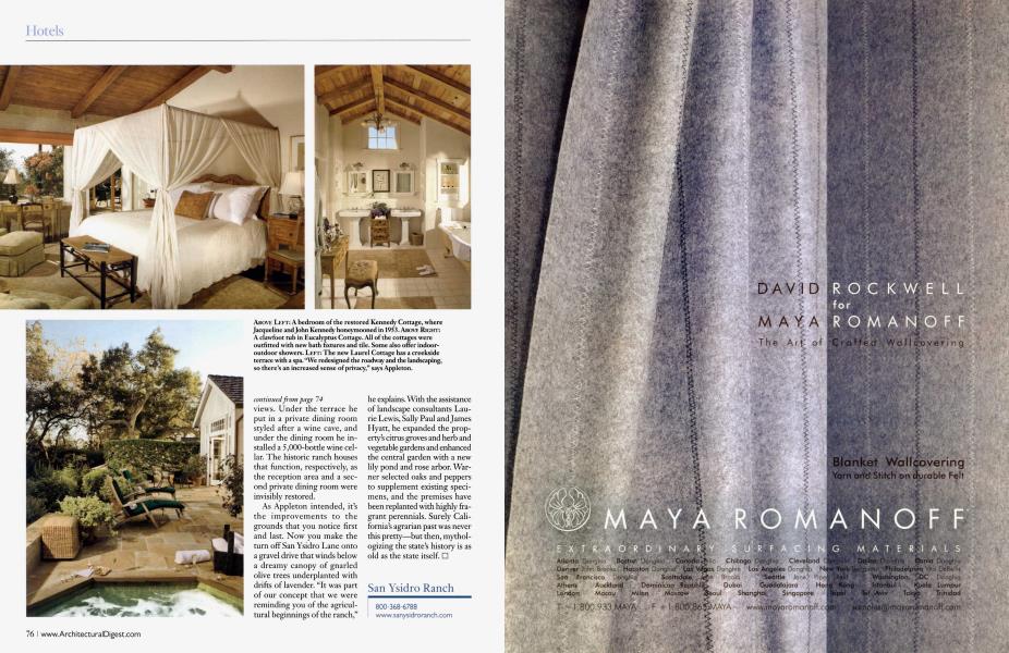 MAYA ROMANOFF | Architectural Digest | JUNE 2008