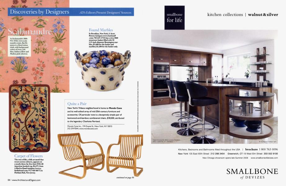 SMALLBONE of DEVIZES | Architectural Digest | JUNE 2008