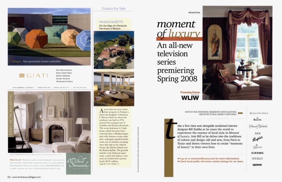Oldworld Stoneworks™ | Architectural Digest | JUNE 2008