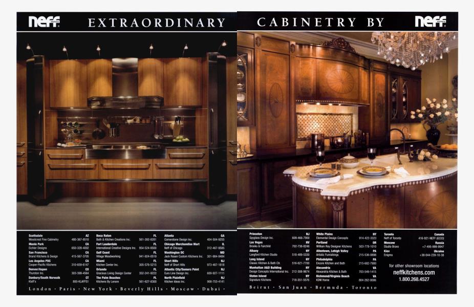 Neff Kitchens® | Architectural Digest | AUGUST 2008