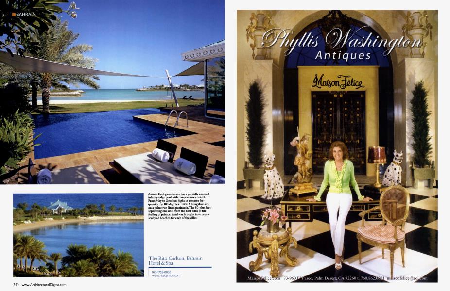 Phyllis Washington Antiques | Architectural Digest | SEPTEMBER 2008