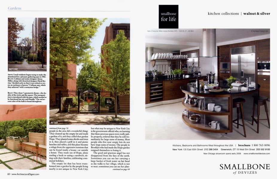 SMALLBONE of DEVIZES | Architectural Digest | SEPTEMBER 2008