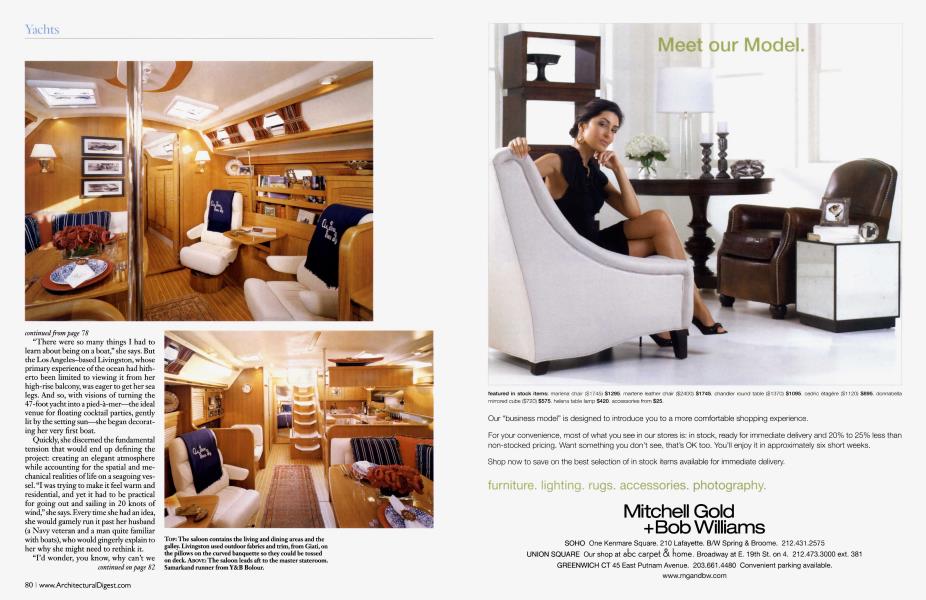 Mitchell Gold +Bob Williams | Architectural Digest | SEPTEMBER 2008