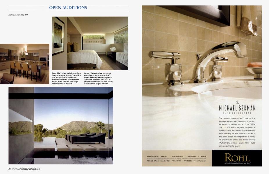 Rohl® | Architectural Digest | OCTOBER 2008
