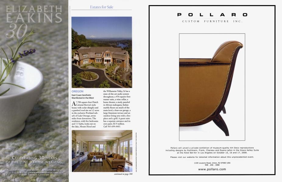 Pollaro | Architectural Digest | OCTOBER 2008