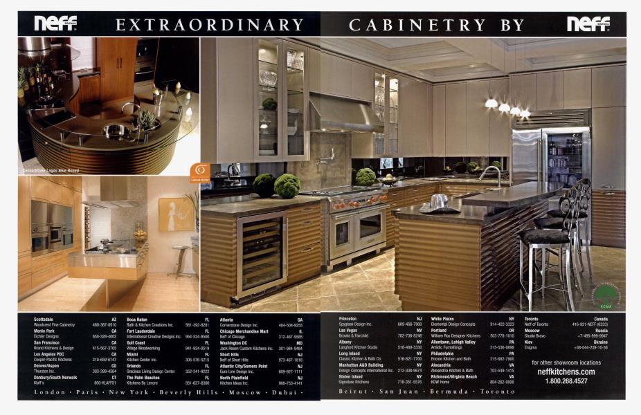 Neff® Kitchens | Architectural Digest | OCTOBER 2008
