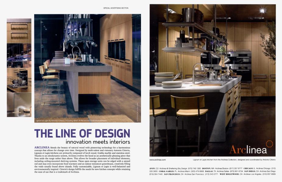 Arclinea | Architectural Digest | OCTOBER 2008