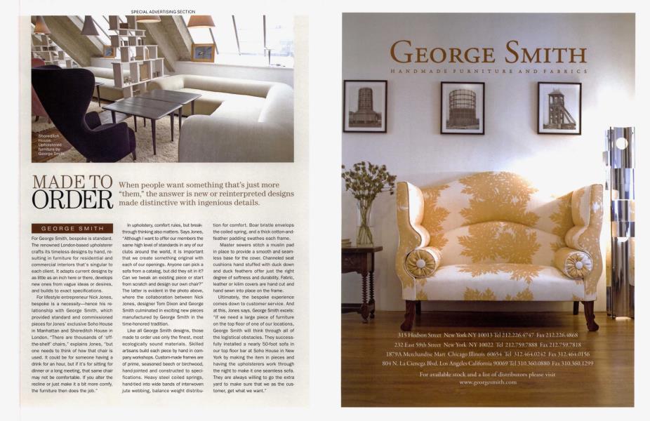 George Smith | Architectural Digest | OCTOBER 2008