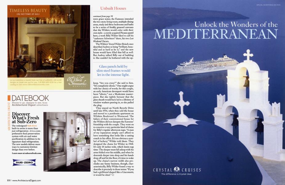 Architectural Digest Datebook | Architectural Digest | NOVEMBER 2008