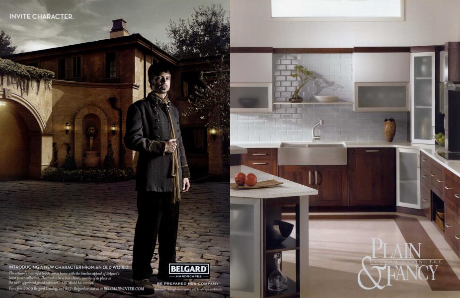 PLAIN® &FANCY CUSTOM CABINETRY | Architectural Digest | FEBRUARY 2009