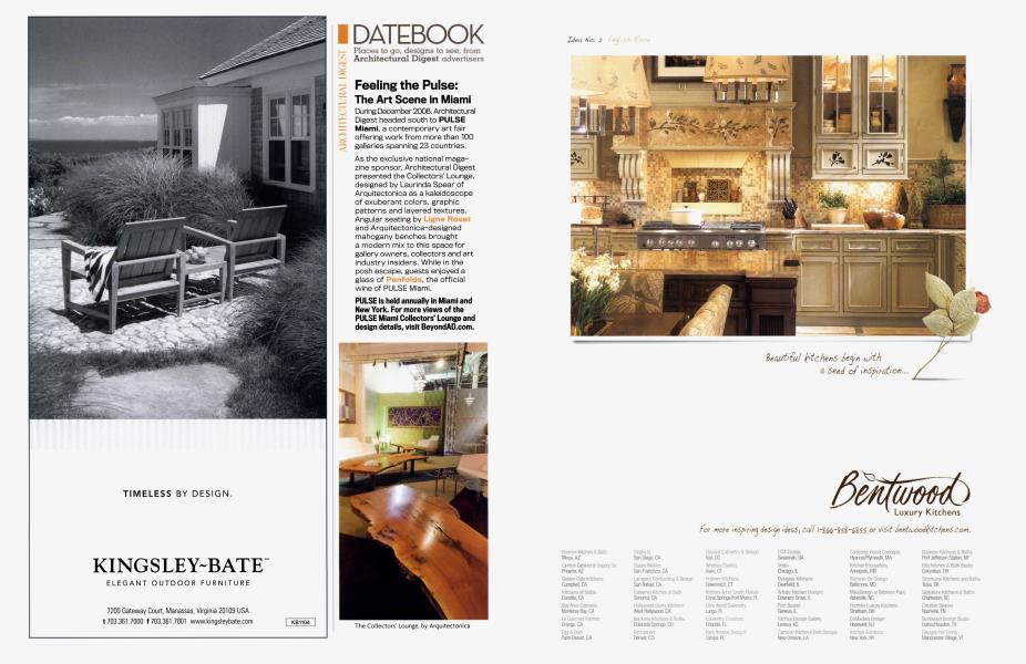 Bentwood Luxury Kitchens | Architectural Digest | MARCH 2009