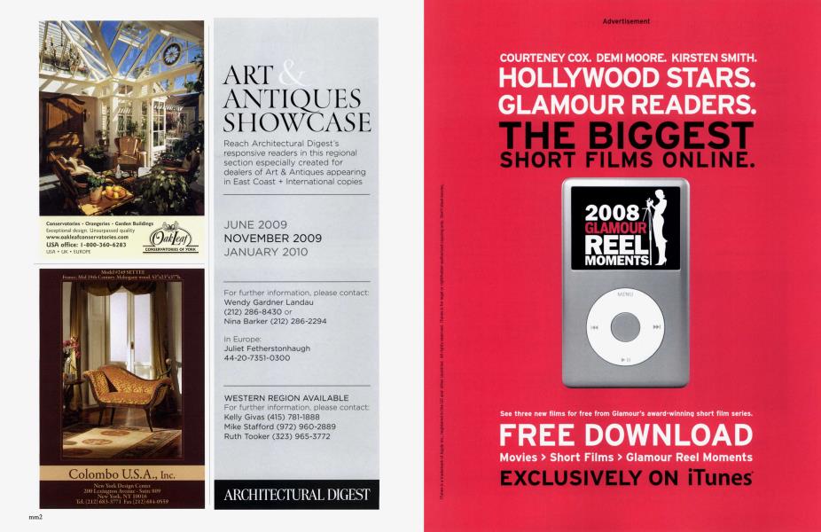 ART & ANTIQUES SHOWCASE | Architectural Digest | MARCH 2009