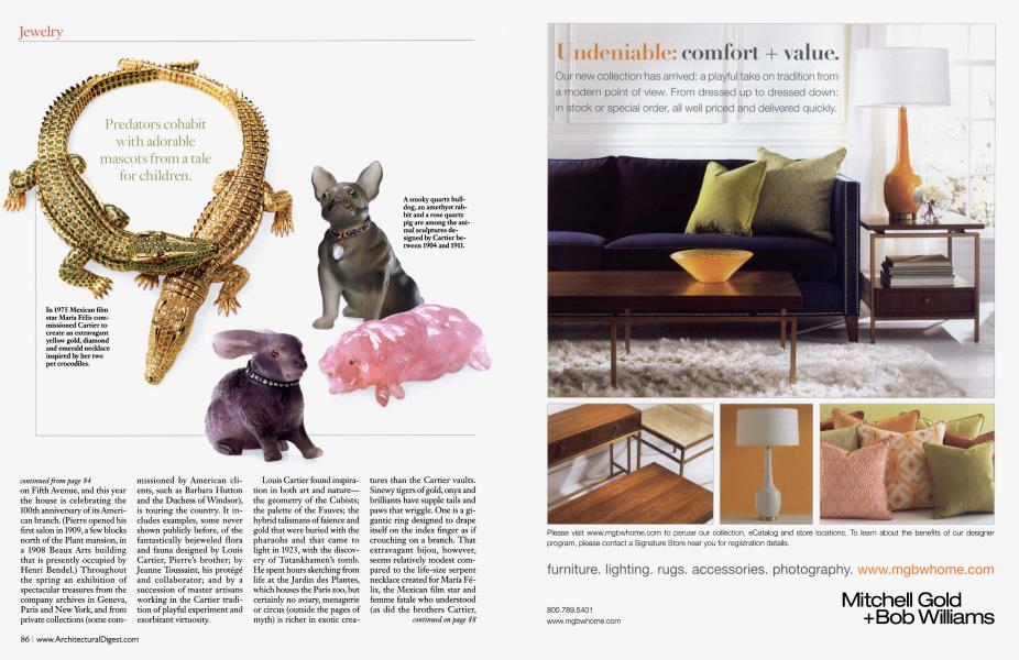 Mitchell Gold +Bob Williams | Architectural Digest | MAY 2009