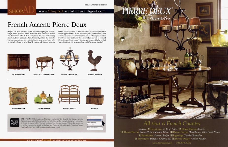 French Accent: Pierre Deux | Architectural Digest | SEPTEMBER 2009