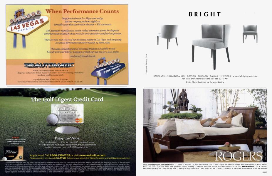 SM AUTOMATIC | Architectural Digest | SEPTEMBER 2009