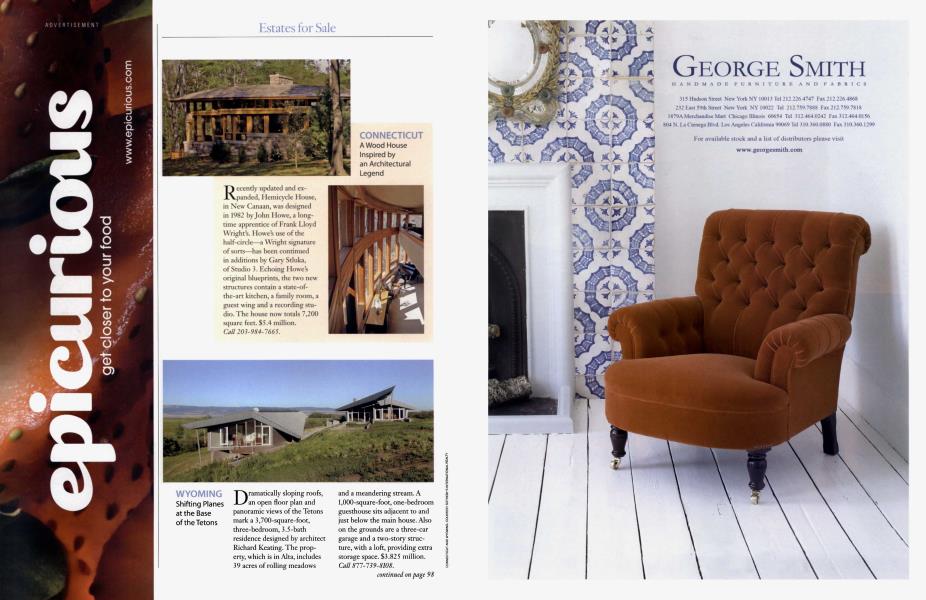 GEORGE SMITH | Architectural Digest | SEPTEMBER 2009