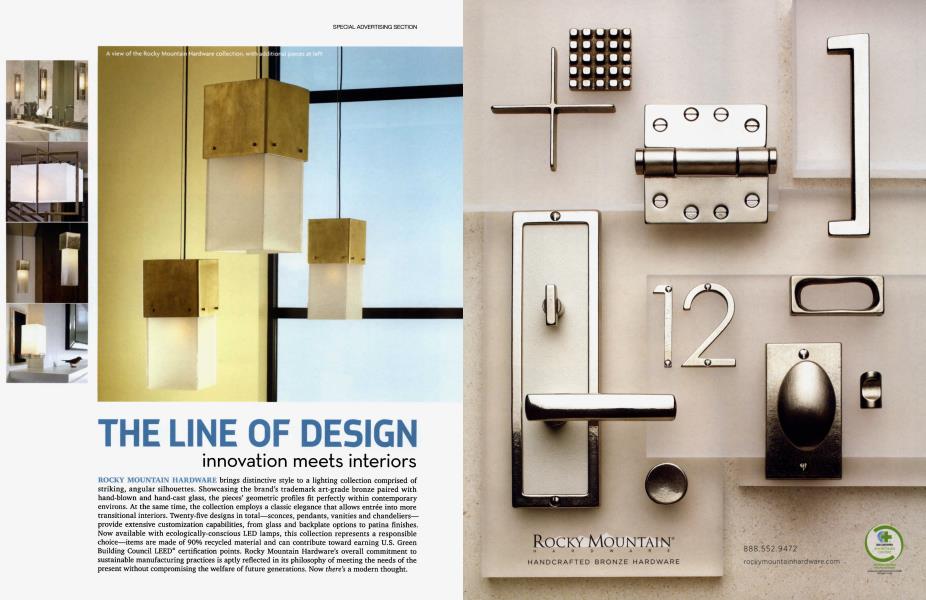 ROCKY MOUNTAIN® HARDWARE | Architectural Digest | OCTOBER 2009