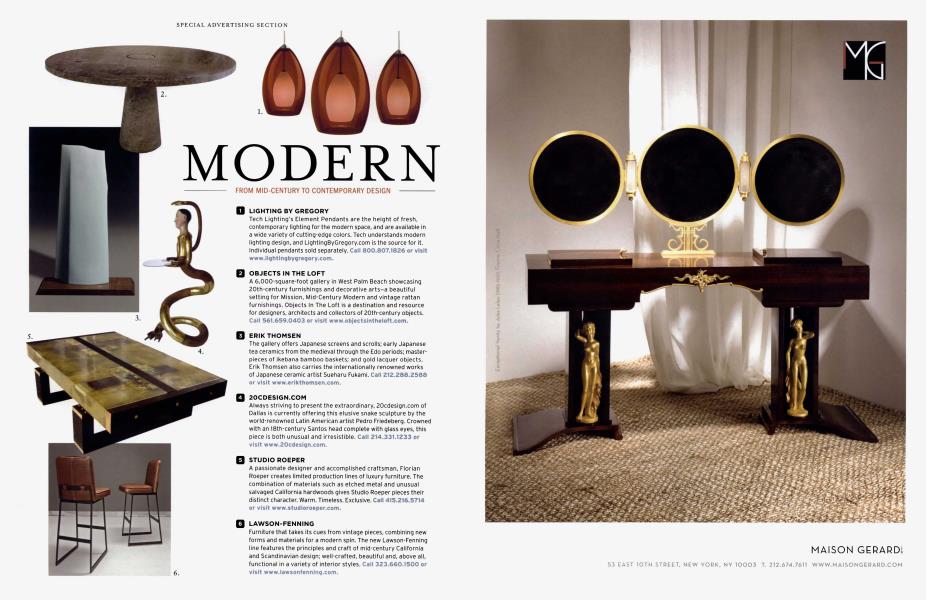 MAISON GERARD LTD | Architectural Digest | NOVEMBER 2009