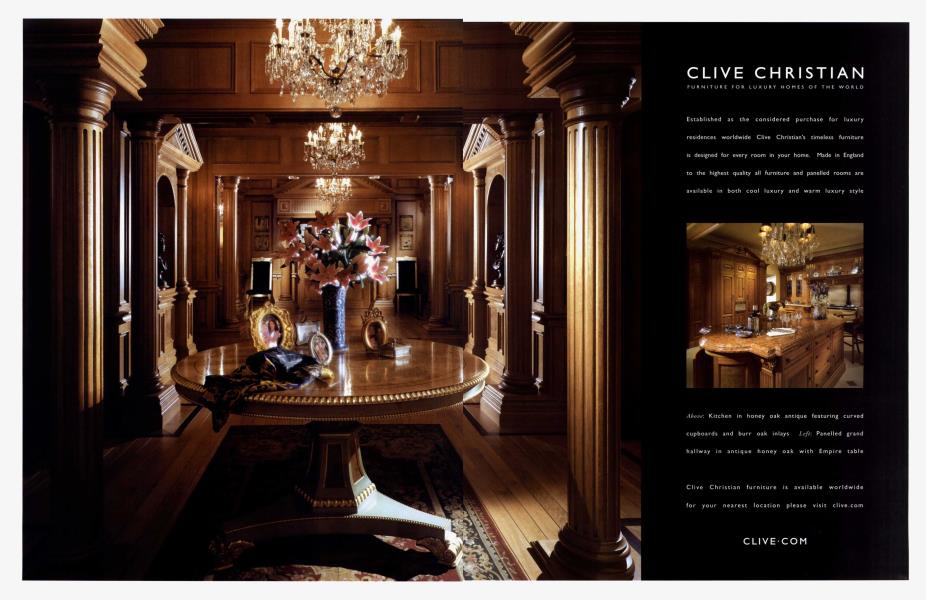 CLIVE CHRISTIAN | Architectural Digest | DECEMBER 2009