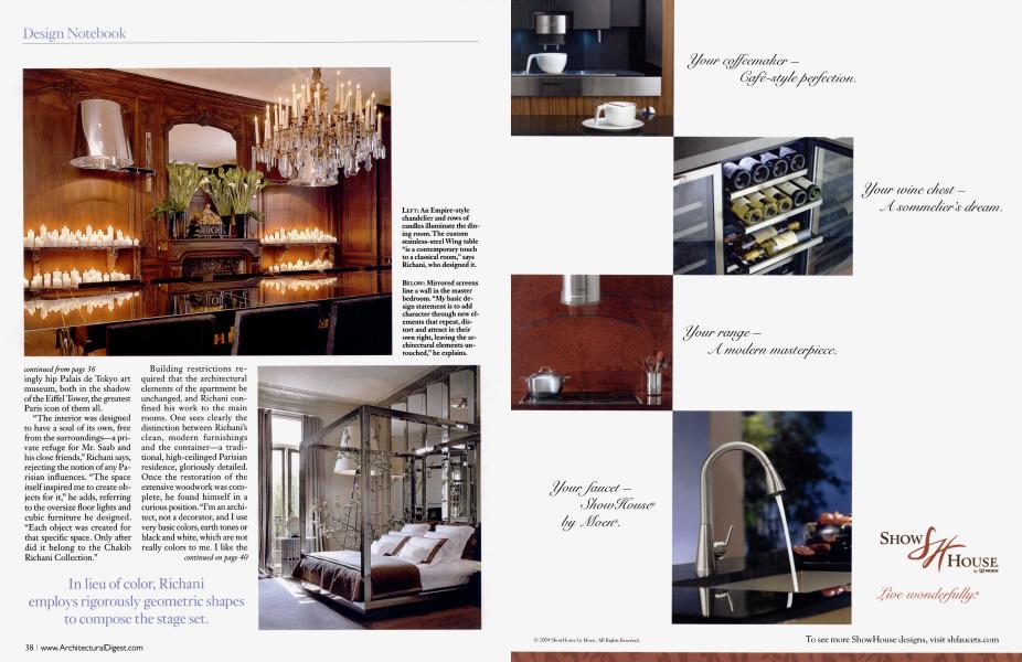 SHOW HOUSE | Architectural Digest | DECEMBER 2009