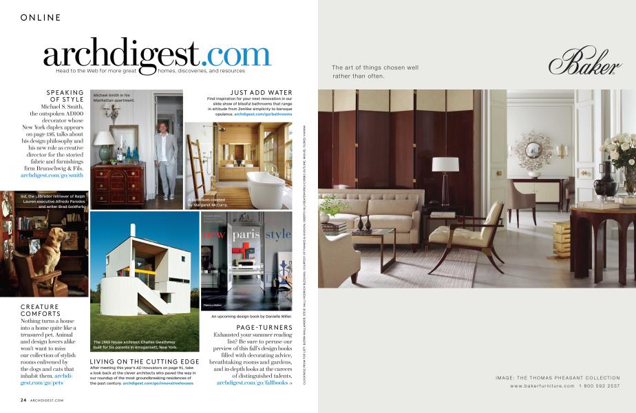 archdigest.com | Architectural Digest | SEPTEMBER 2012