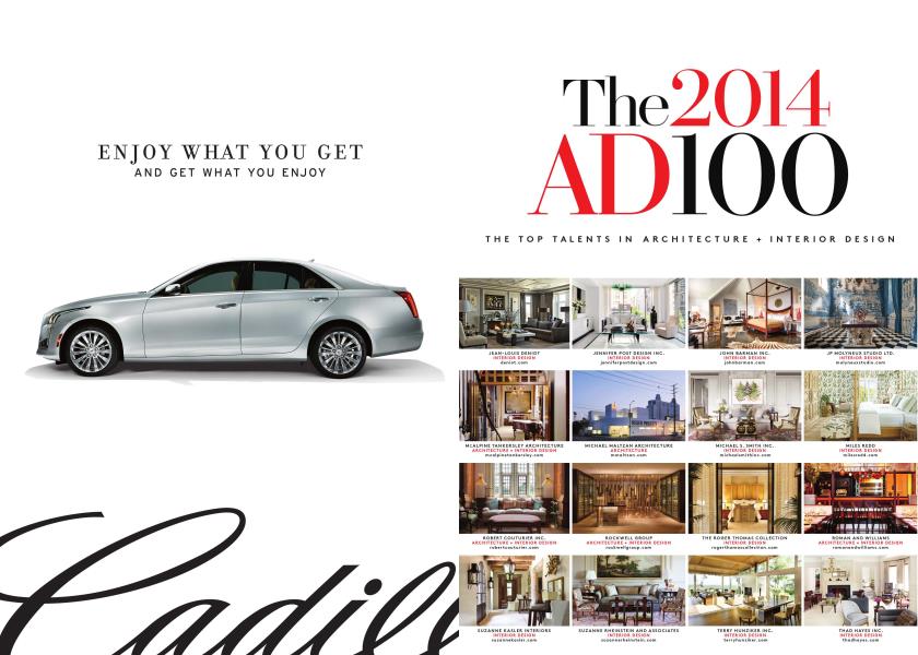 The 2014 AD100 | Architectural Digest | JANUARY 2014