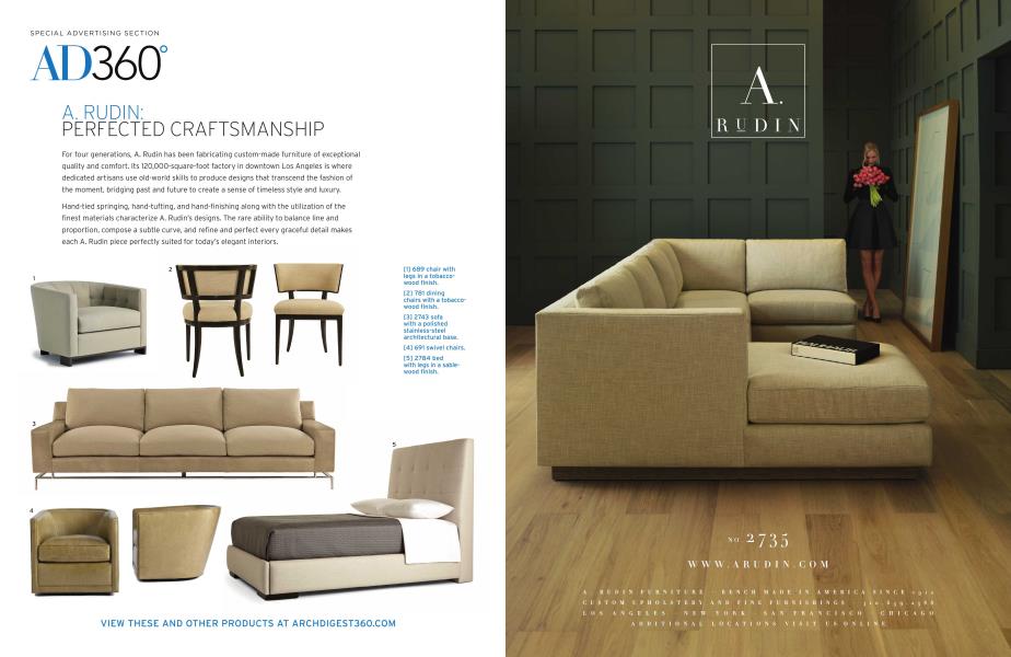 A. RUDIN | Architectural Digest | APRIL 2015