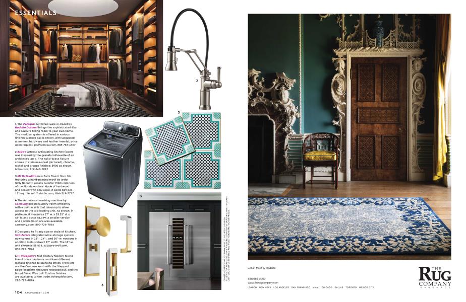 THE RUG COMPANY | Architectural Digest | APRIL 2015