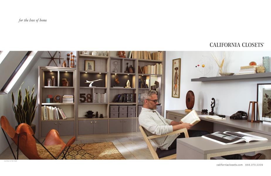 CALIFORNIA CLOSETS® | Architectural Digest | SEPTEMBER 2015