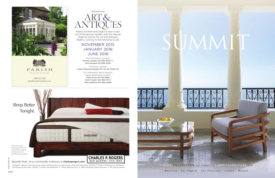 CHARLES P. ROGERS | Architectural Digest | SEPTEMBER 2015