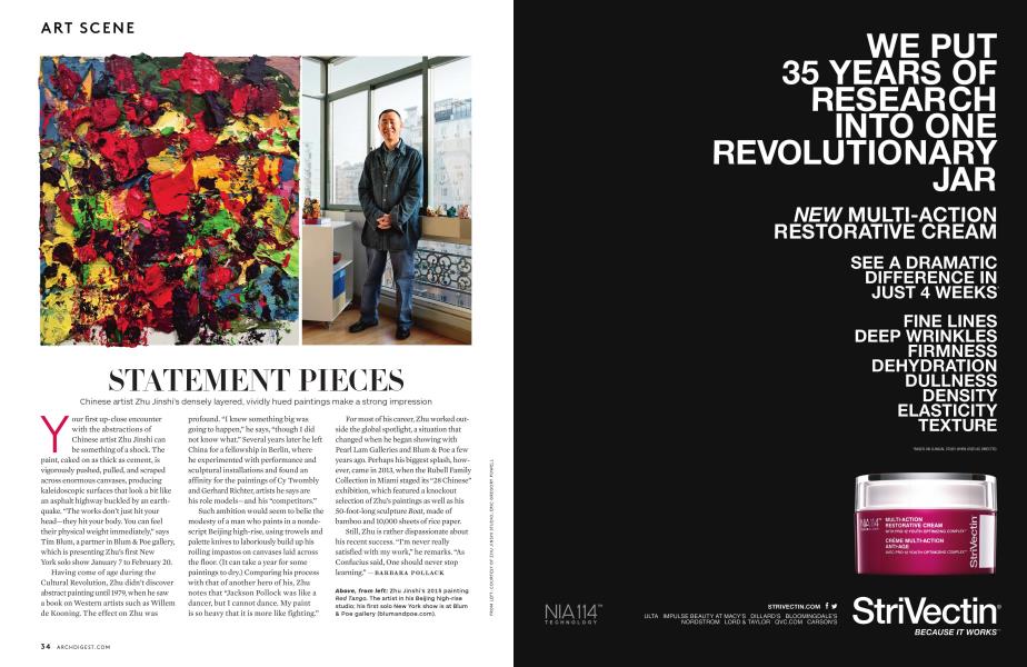 STATEMENT PIECES | Architectural Digest | FEBRUARY 2016