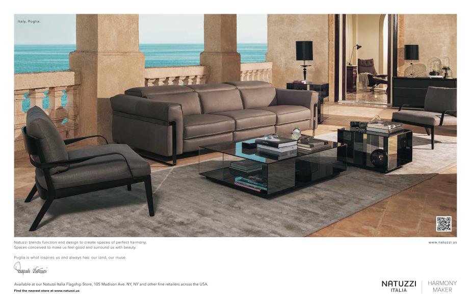 Natuzzi | Architectural Digest | MARCH 2016