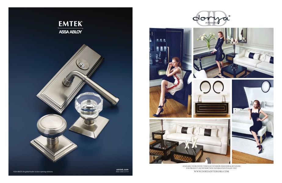 Dorya® | Architectural Digest | MARCH 2016