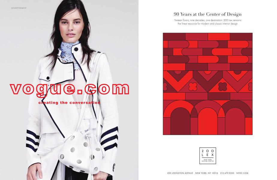 NEW YORK DESIGN CENTER | Architectural Digest | APRIL 2016