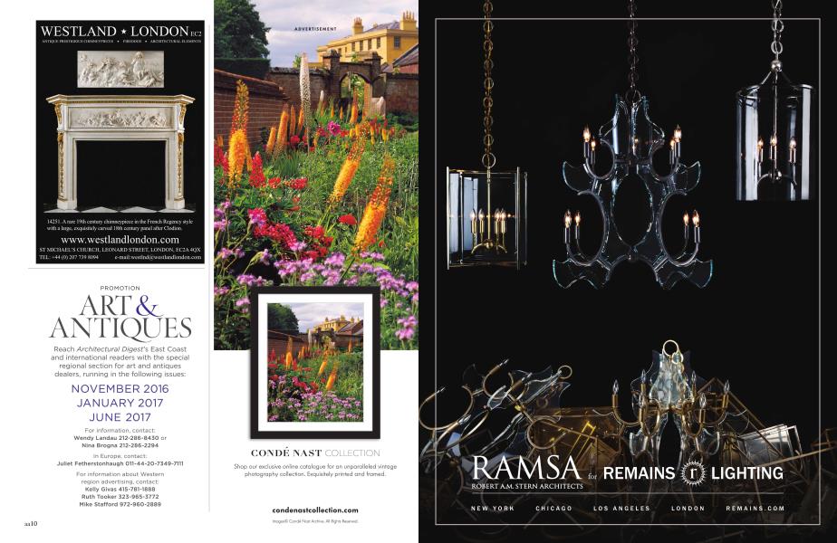 RAMSA for REMAINS LIGHTING | Architectural Digest | JUNE 2016