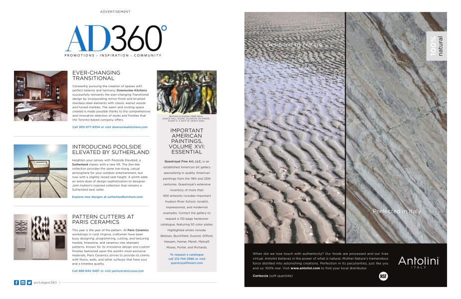 AD360° | Architectural Digest | JULY 2016