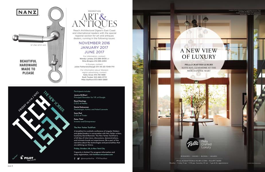 NANZ® | Architectural Digest | JULY 2016