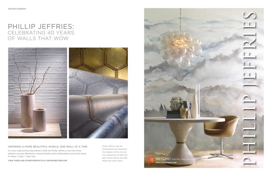 PHILLIP JEFFRIES | Architectural Digest | OCTOBER 2016