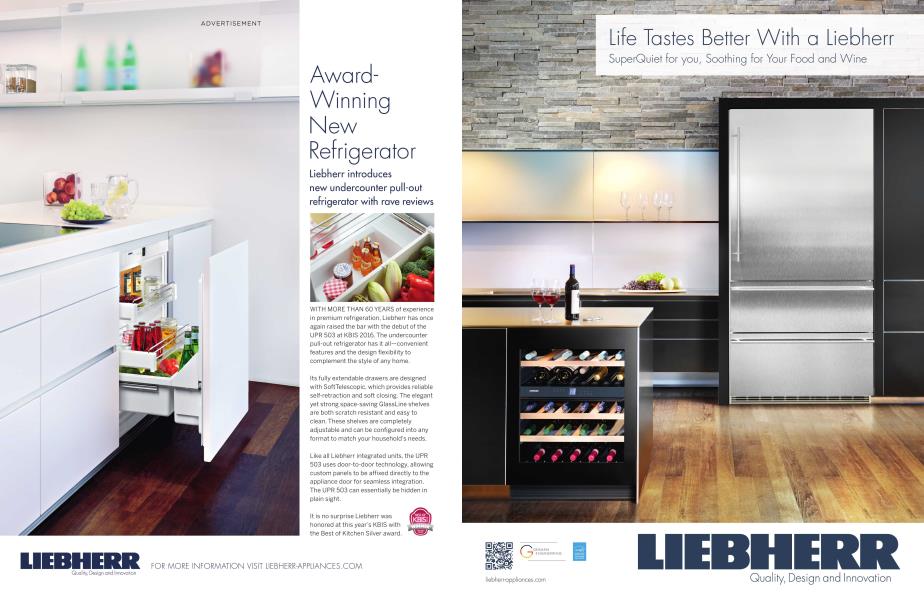 LIEBHERR | Architectural Digest | OCTOBER 2016