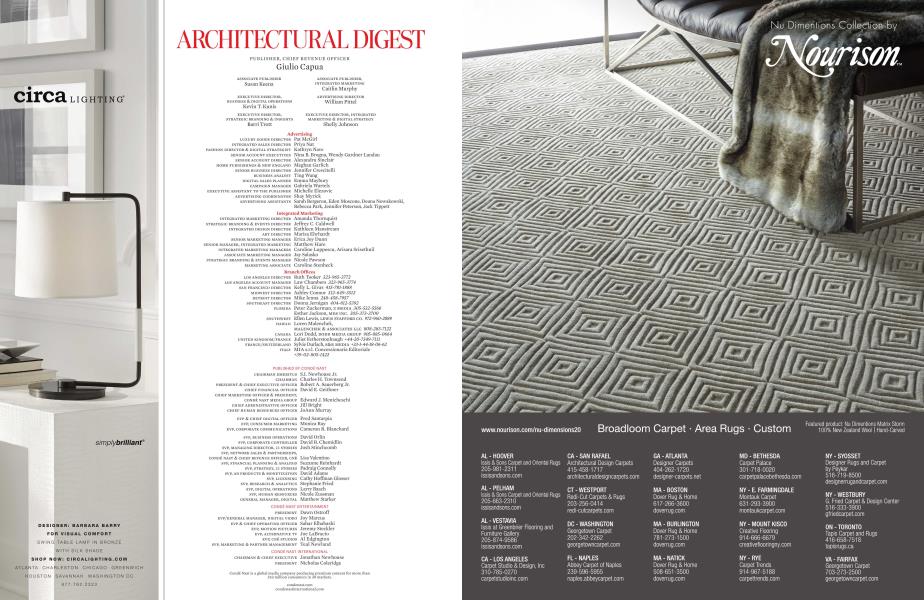 Nourison™ | Architectural Digest | NOVEMBER 2016