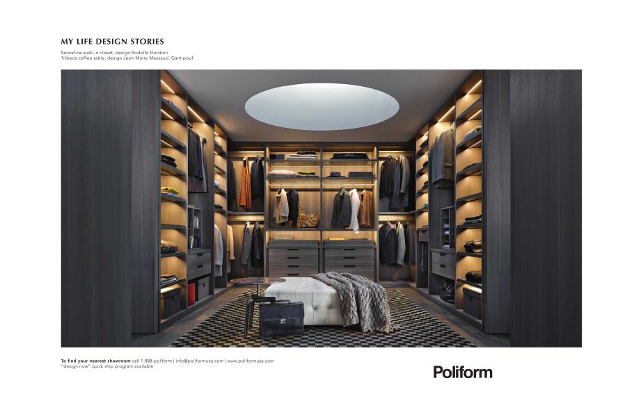 Poliform | Architectural Digest | NOVEMBER 2016