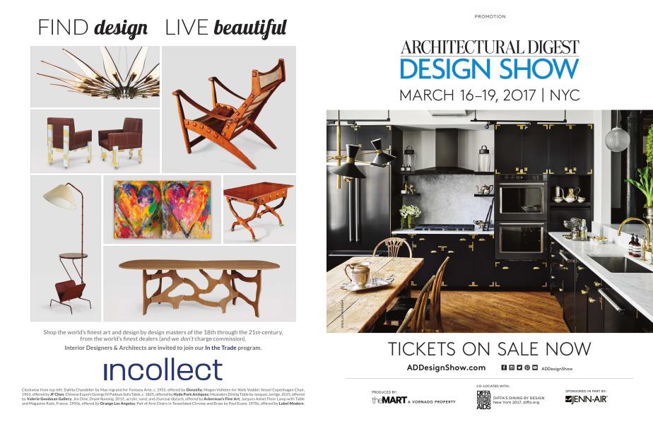 incollect | Architectural Digest | JANUARY 2017