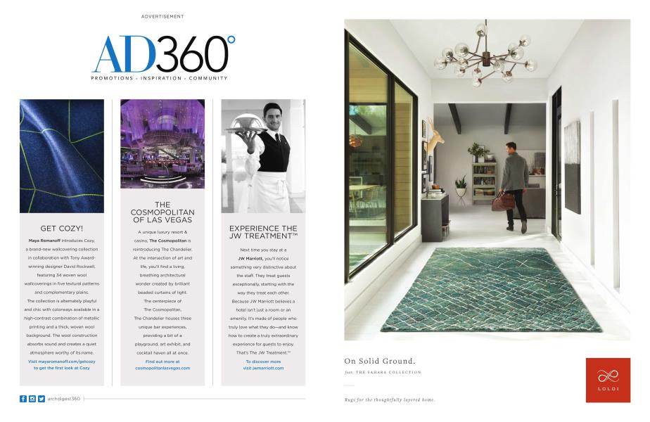 AD360° | Architectural Digest | JANUARY 2017