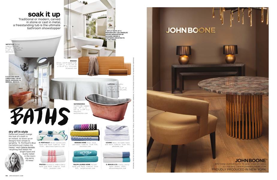 JOHN BOONE | Architectural Digest | APRIL 2017