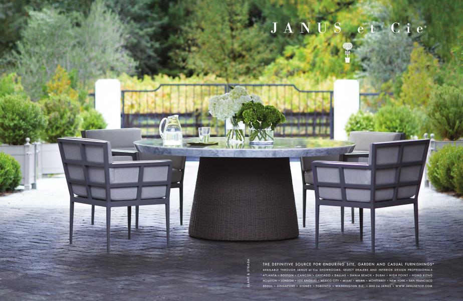 JANUS Et Cie® | Architectural Digest | JUNE 2017