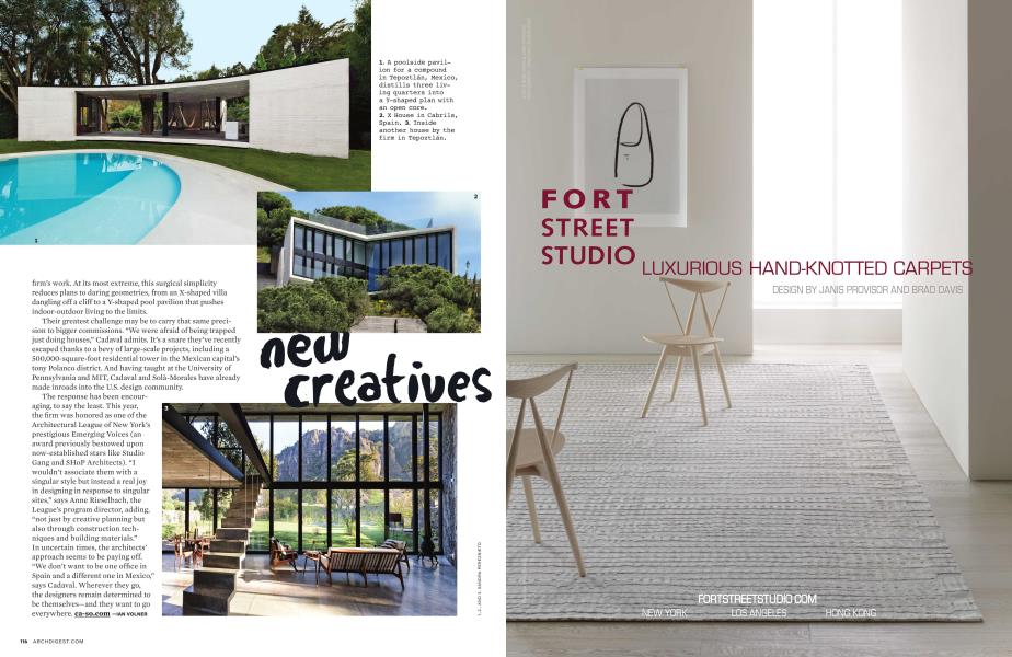 FORT STREET STUDIO | Architectural Digest | OCTOBER 2017
