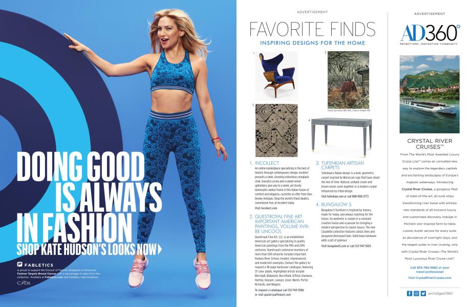 FABLETICS | Architectural Digest | OCTOBER 2017