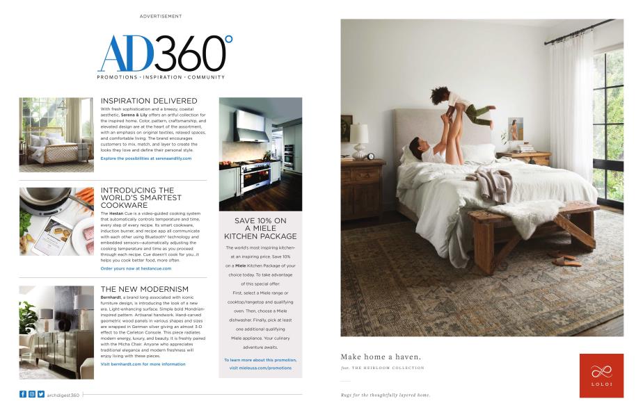 AD360° | Architectural Digest | OCTOBER 2017