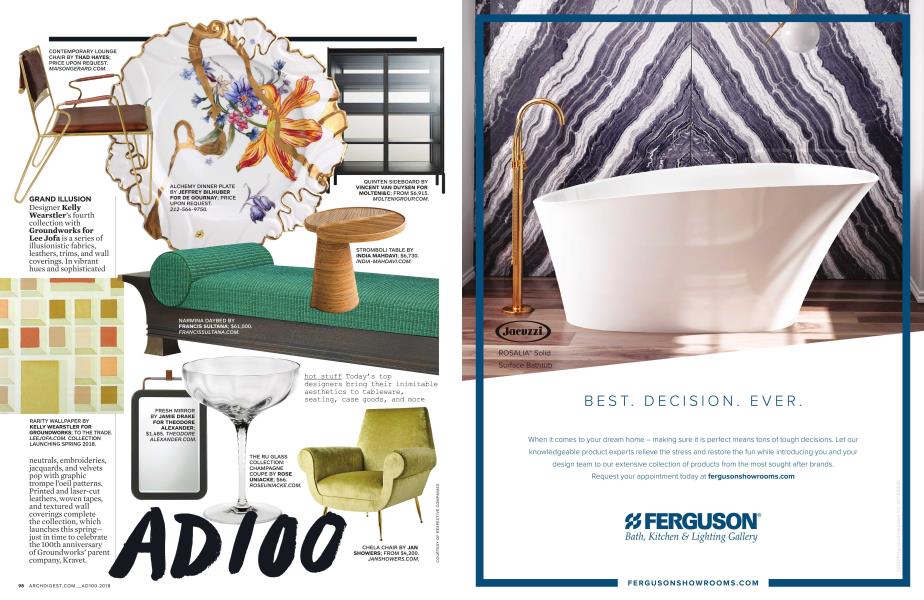 FERGUSON® | Architectural Digest | JANUARY 2018