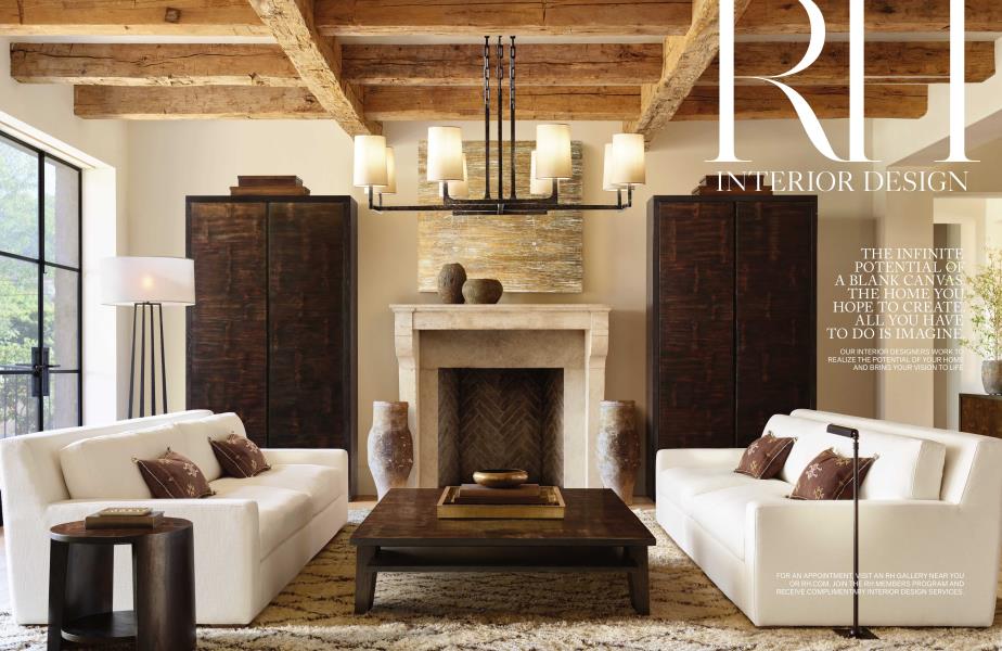 RH INTERIOR DESIGN | Architectural Digest | JANUARY 2018